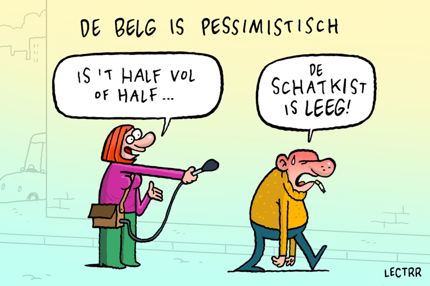 Lectrr, cartoon van de dag | De Standaard
