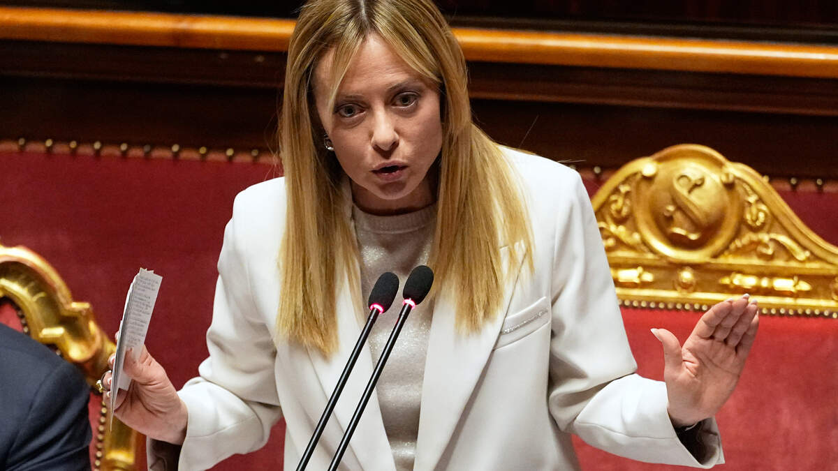 Giorgia Meloni verliest haar geduld met Italiaanse politici aan wie een ...
