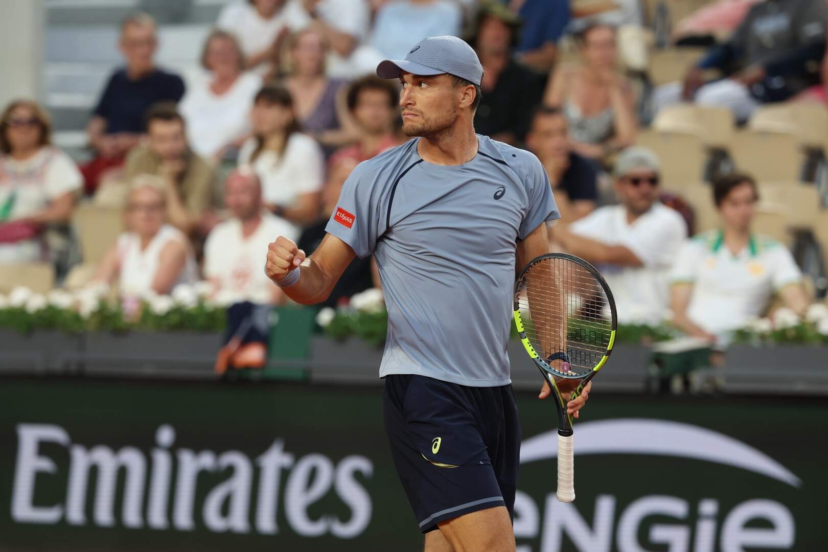 Raphael Collignon stunt op Roland Garros tegen het nummer vijf van de ...