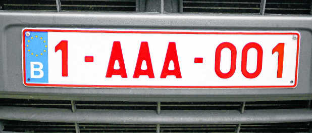 Vraag naar gepersonaliseerde nummerplaten 19 procent gedaald | Nieuwsblad