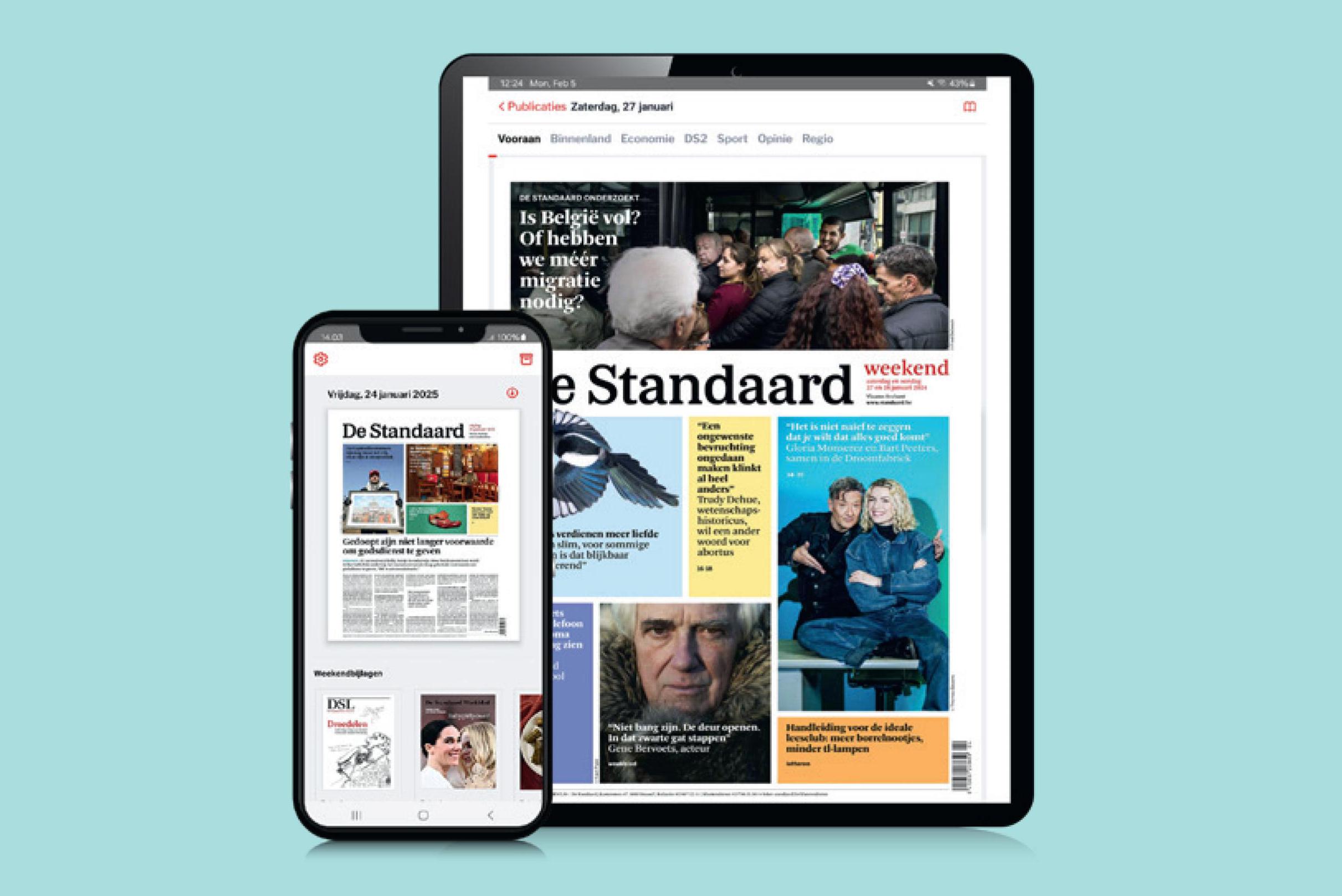 Geen krant in de bus? Zo kunt u meteen alles digitaal lezen | De Standaard