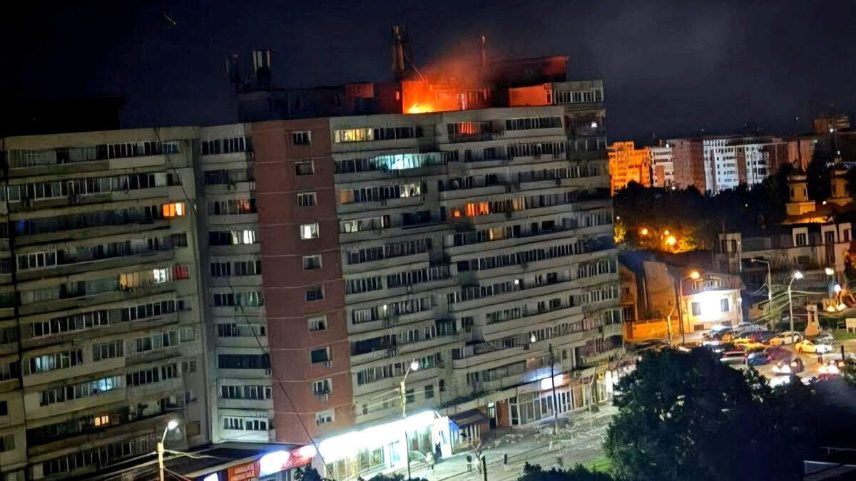 Twee gewonden nadat drone neerstort op flatgebouw in Roemenië, Von der ...